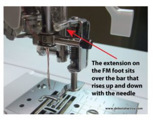 Free motion stitching on a domestic sewing machine - Thread Sketching ...