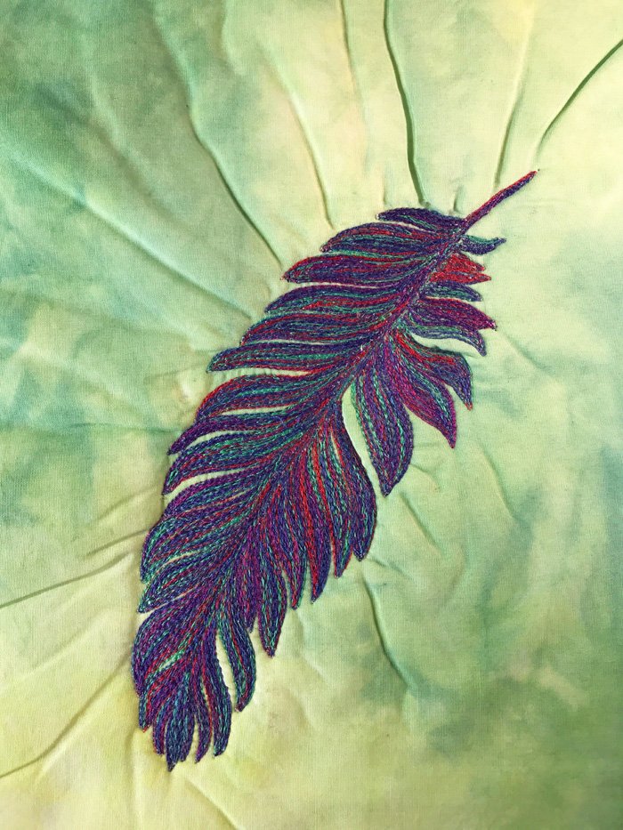 How to Prepare Your Fabric for Thread Sketching (it’s what’s underneath ...