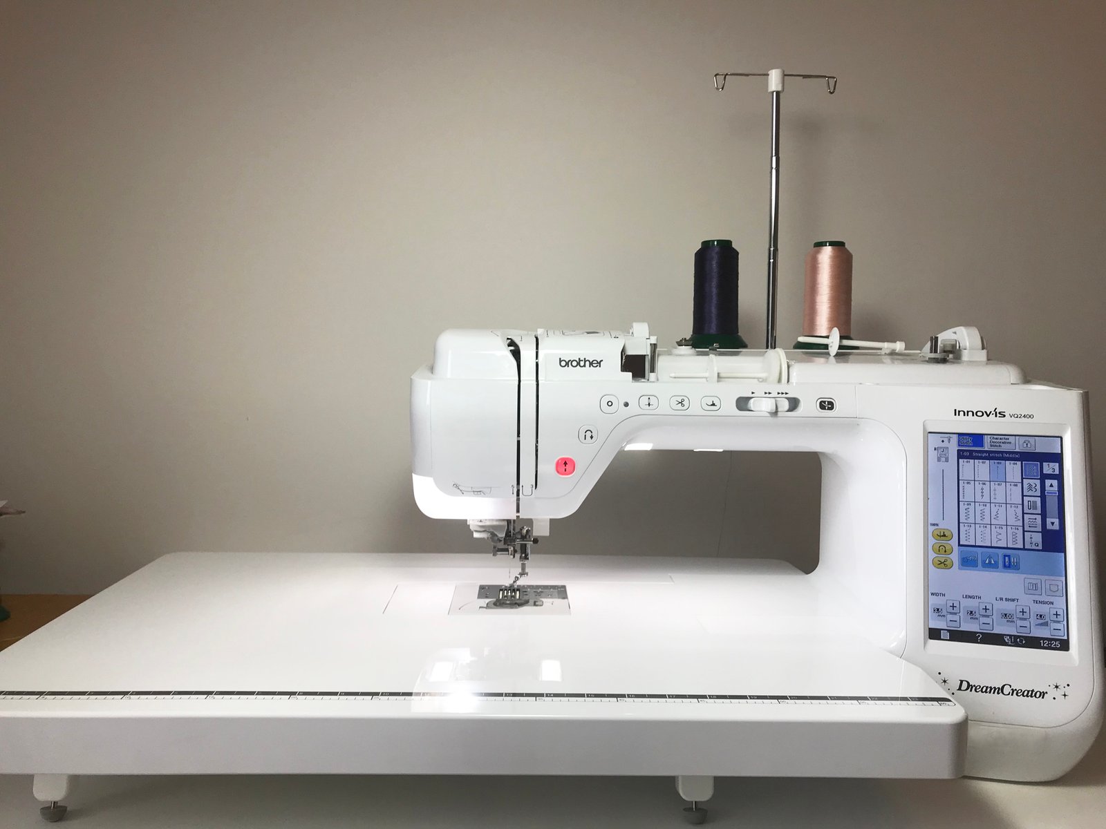 Free motion stitching on a domestic sewing machine - Thread Sketching ...